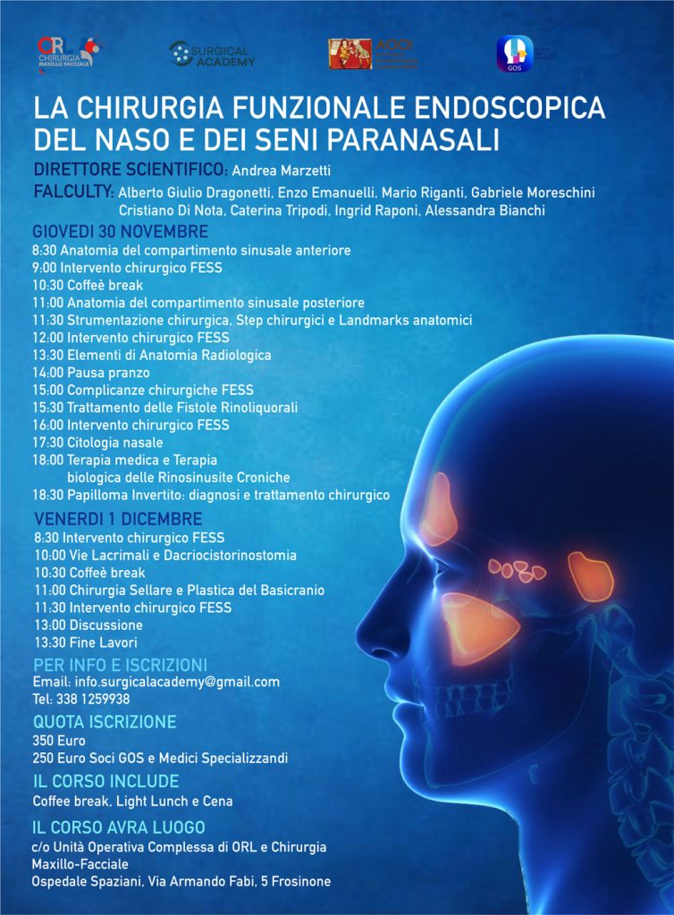 La chirurgia funzionale endoscopica del naso e dei seni paranasali – AOOI